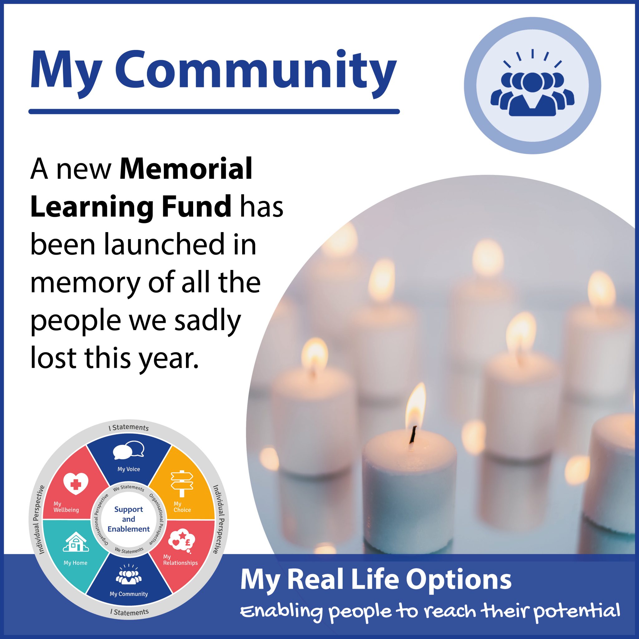 Launch of the Real Life Options Memorial Learning Fund - Real Life Options
