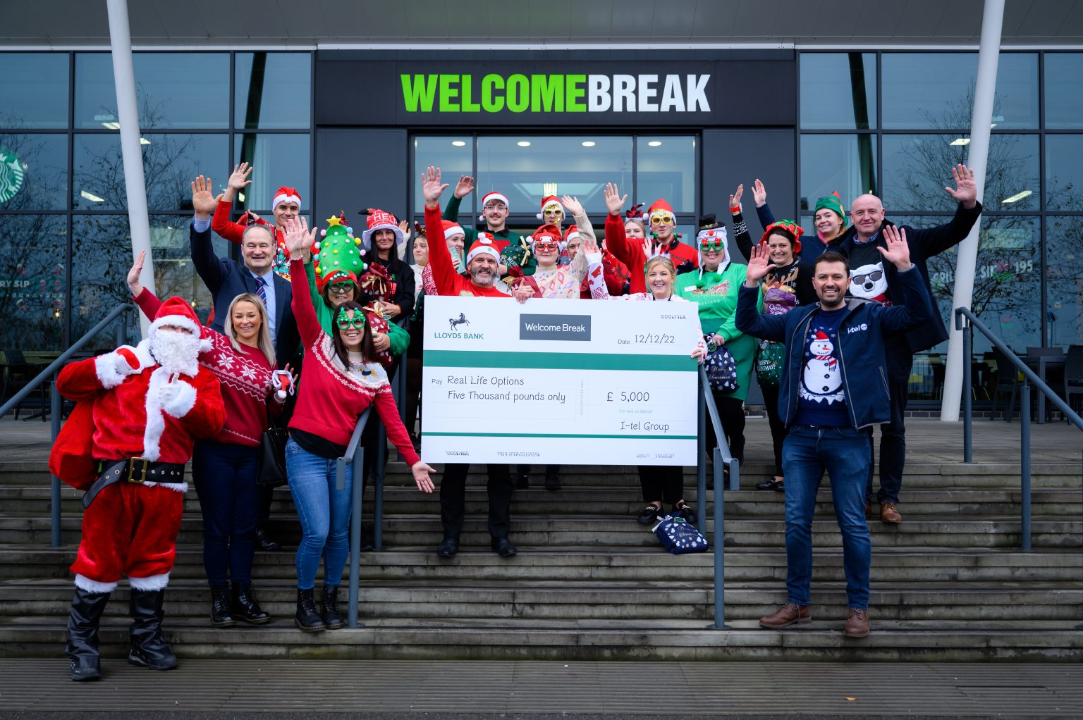 Welcome Break Donation - Real Life Options